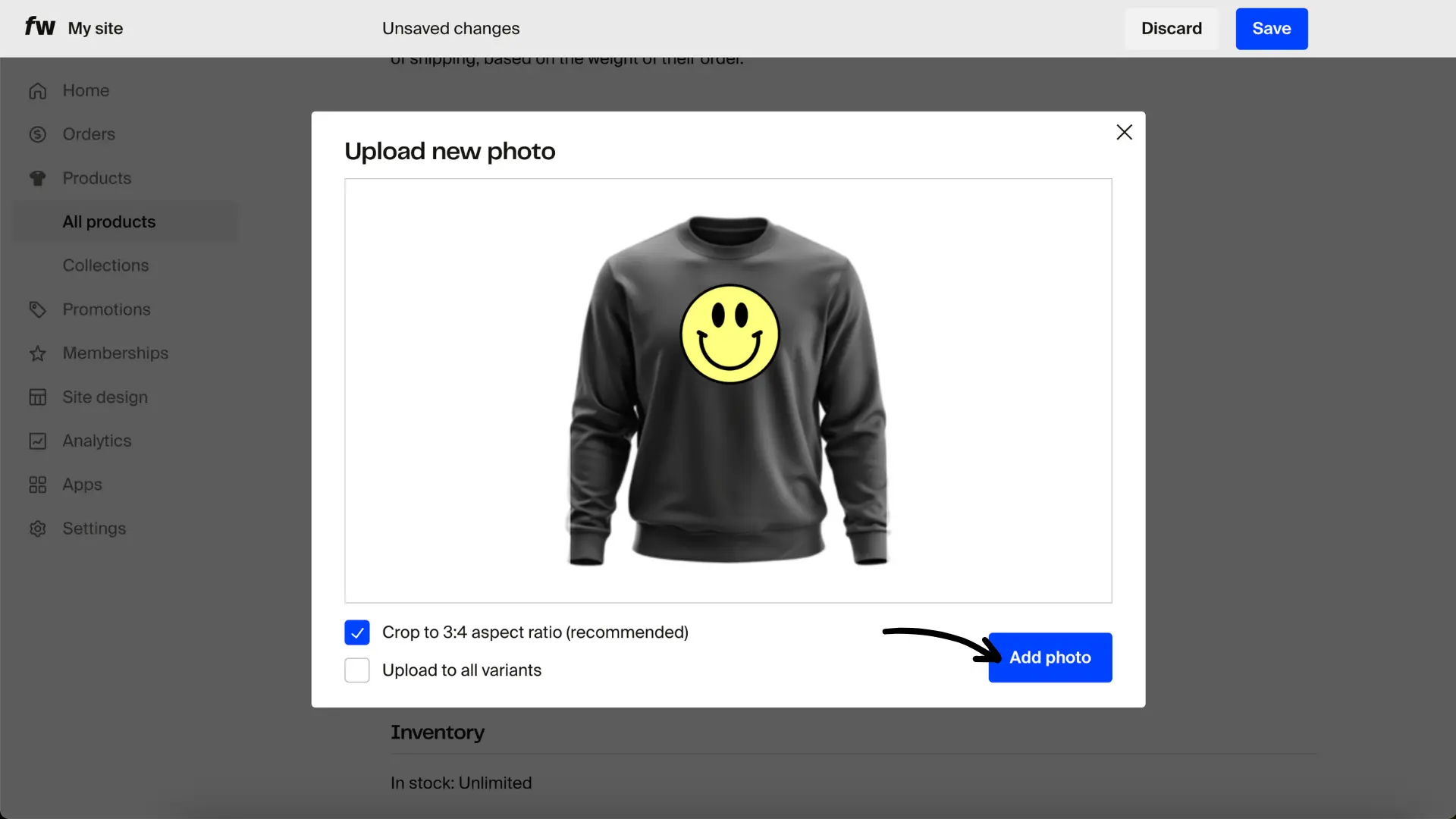 Upload your own product images or mockups | Fourthwall Help Center