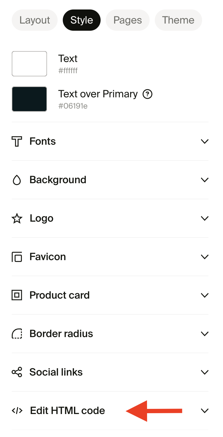 How to add HTML and unique code to your site – Fourthwall