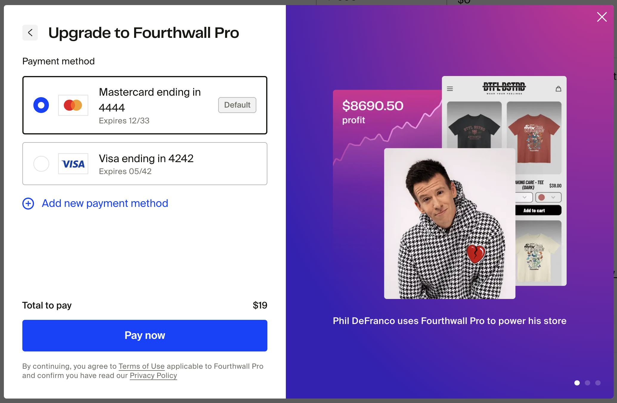 Fourthwall Pro Overview – Fourthwall