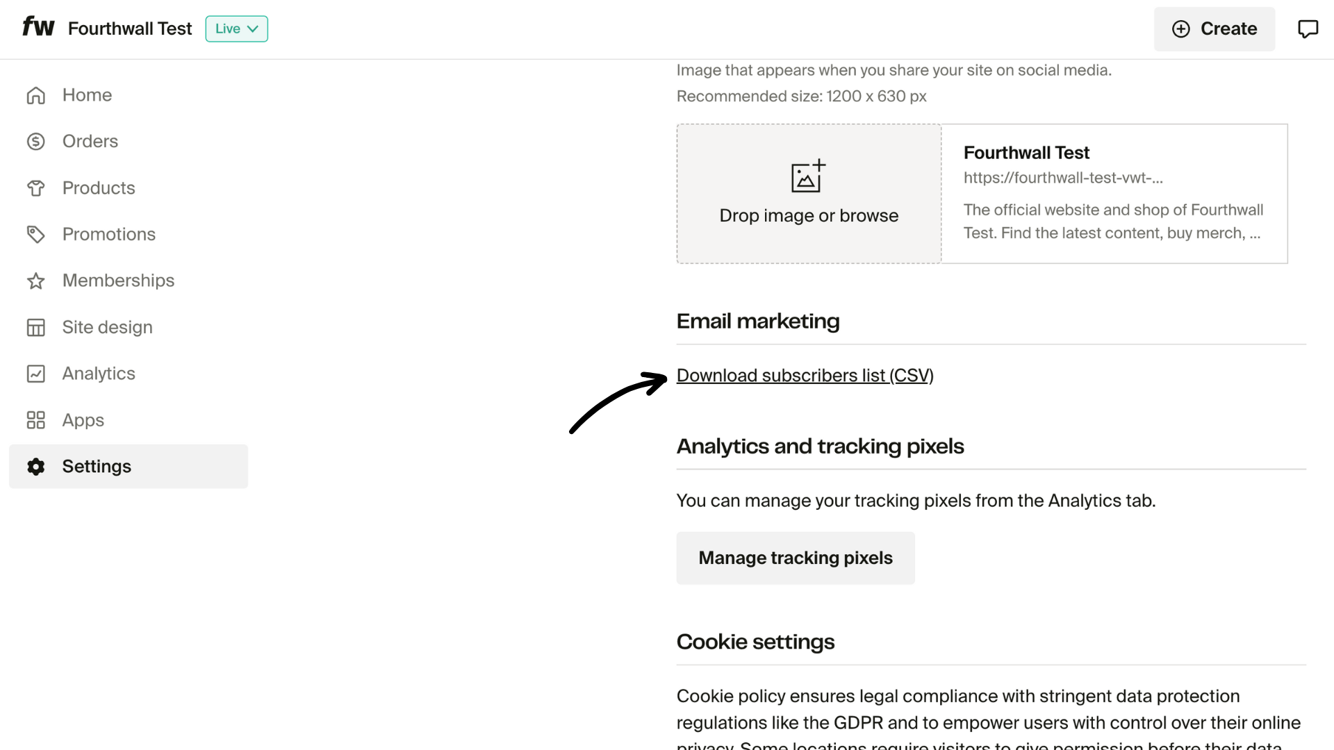 How do I collect emails for my newsletter? – Fourthwall