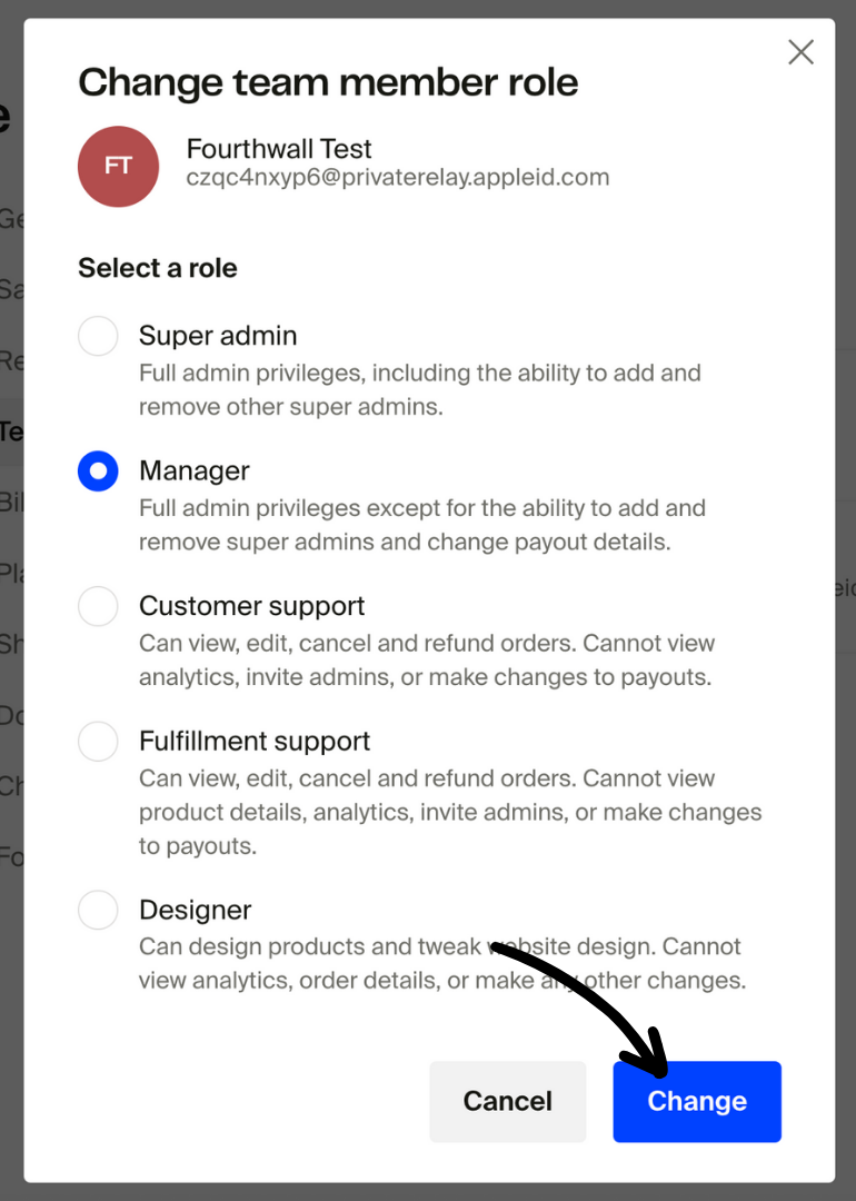 Manage Team Roles and Permissions in Fourthwall – Fourthwall
